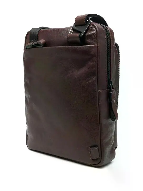 PIQUADRO Logo Plaque Detail Messenger Bag