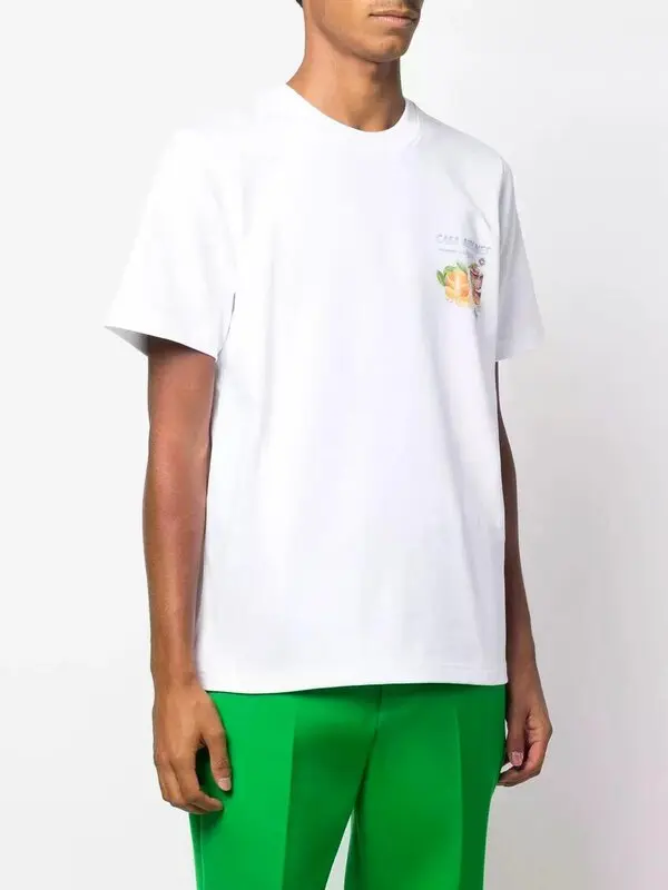 Casablanca Graphic-print Short-sleeved T-shirt