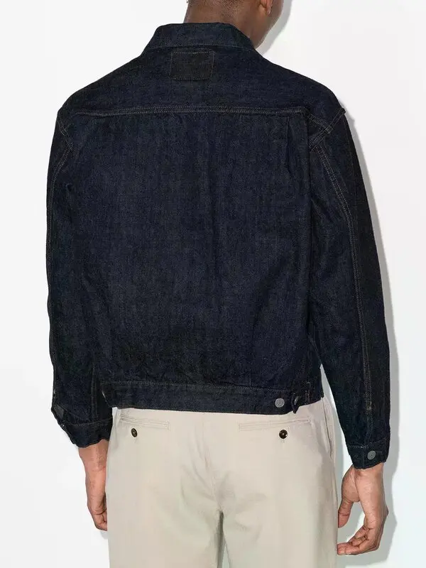 ORSLOW Contrast-stitched Denim Trucker Jacket