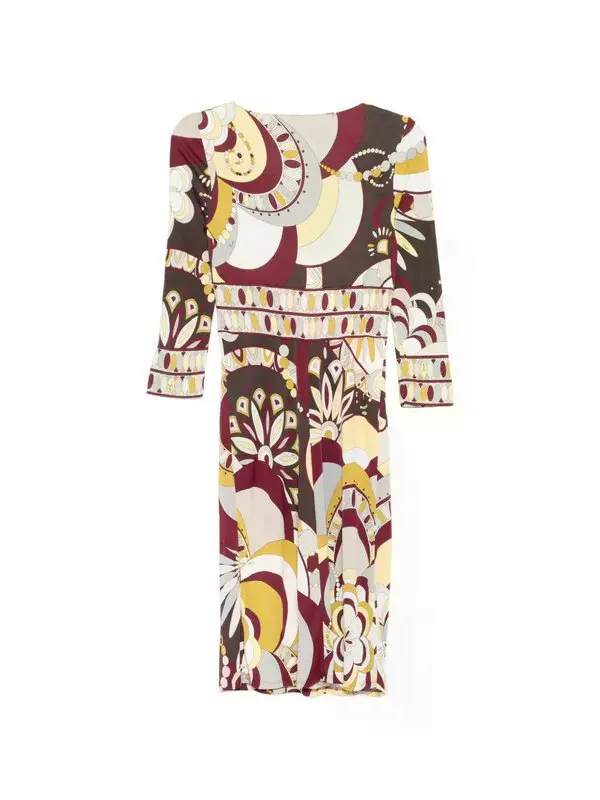 Emilio Pucci Printed Midi Dress