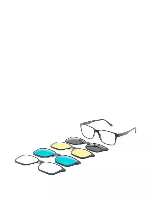 ULTEM Interchangeable-lens Rectangle-frame Eyeglasses