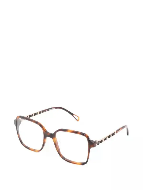 Zadig&Voltaire Tortoiseshell-effect Chain-link Eyeglasses