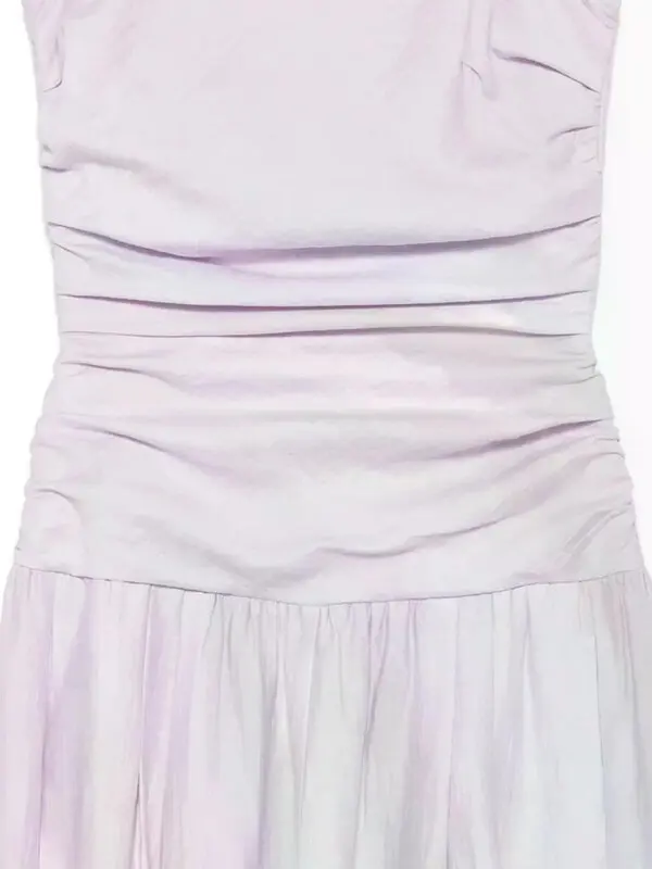 TELA Ruched Tie-back Dress