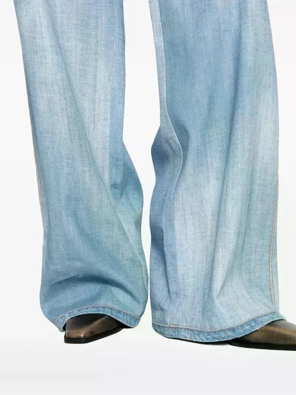 Ermanno Scervino Light Wash Wide Leg Jeans