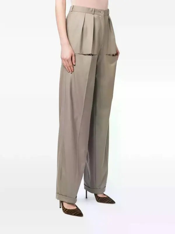 ALMAZ Classic Cut-out Pleated Trousers