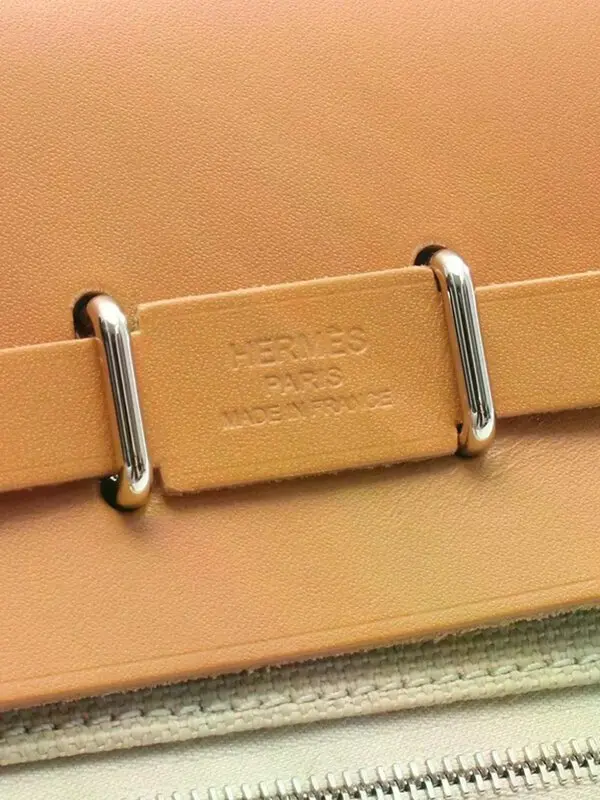 Hermès Military Toile And Vache Hunter Herbag Zip 20 Crossbody Bag - Neutrals