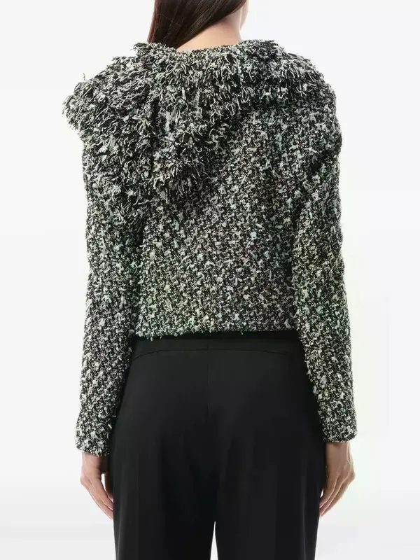 LANVIN Tweed Jacket With Frayed Edges