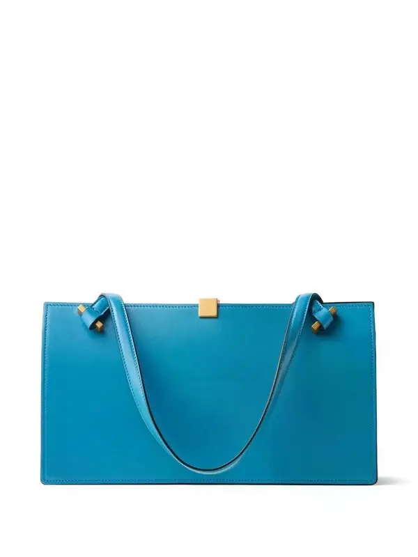 Versace Severine Leather Tote Bag - Blue