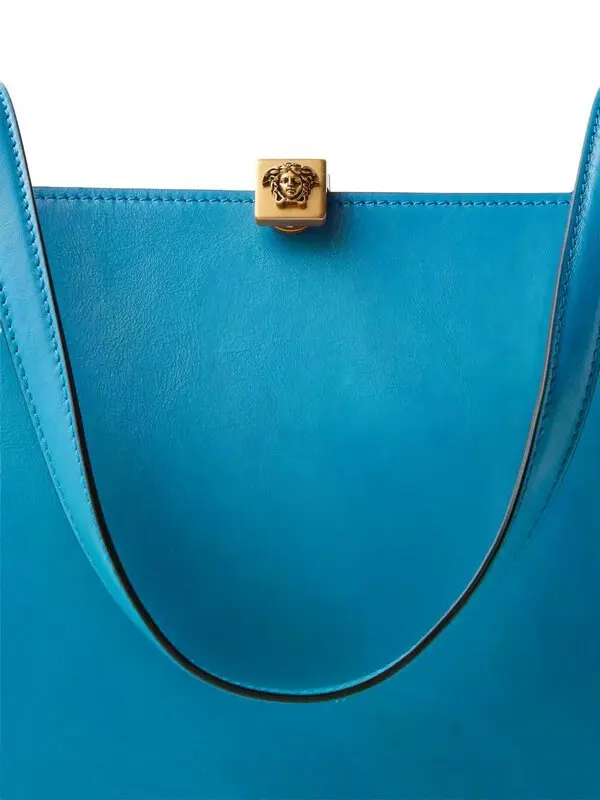 Versace Severine Leather Tote Bag - Blue