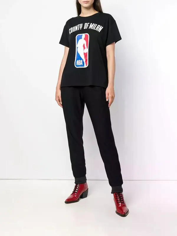 COUNTY OF MILAN Nba Logo T-shirt