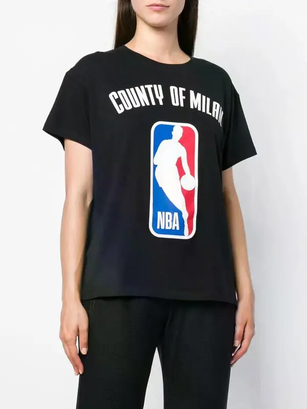 COUNTY OF MILAN Nba Logo T-shirt