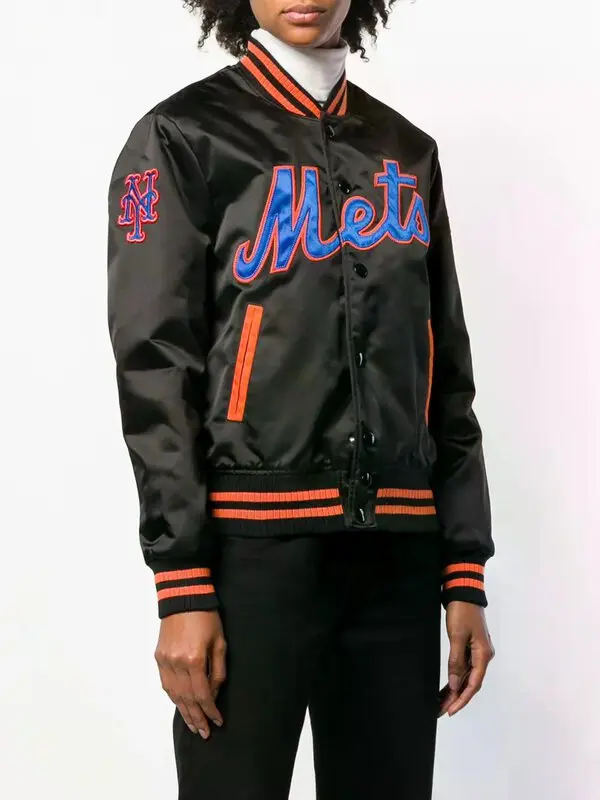COUNTY OF MILAN Marcelo Burlon And Blue Mets Bomber Jacket