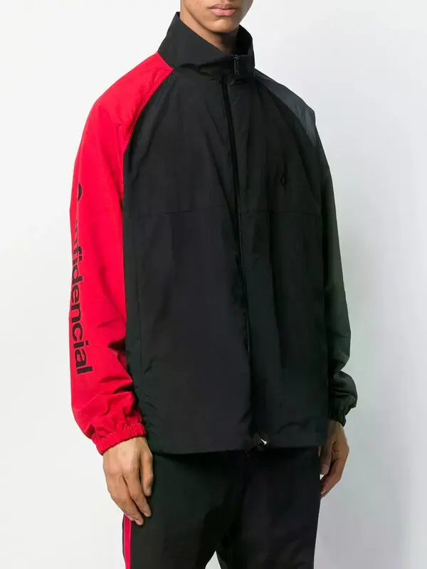 COUNTY OF MILAN Colour-block Windbreaker Jacket