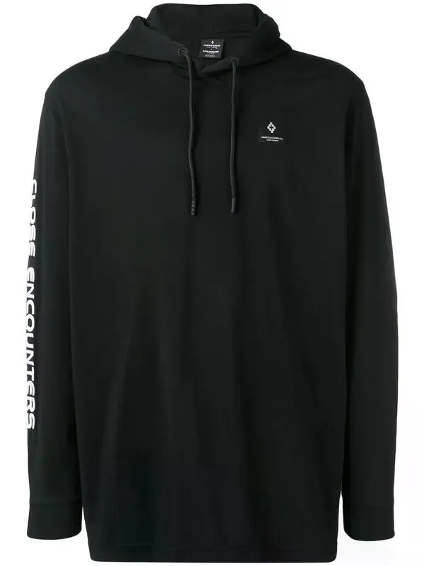 COUNTY OF MILAN X Close Encounters Graphic Logo Hoodie - Black
