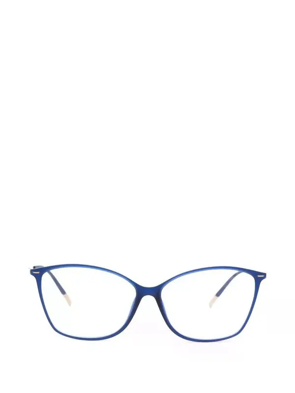 SILHOUETTE Cat-eye Frame Glasses - Blue