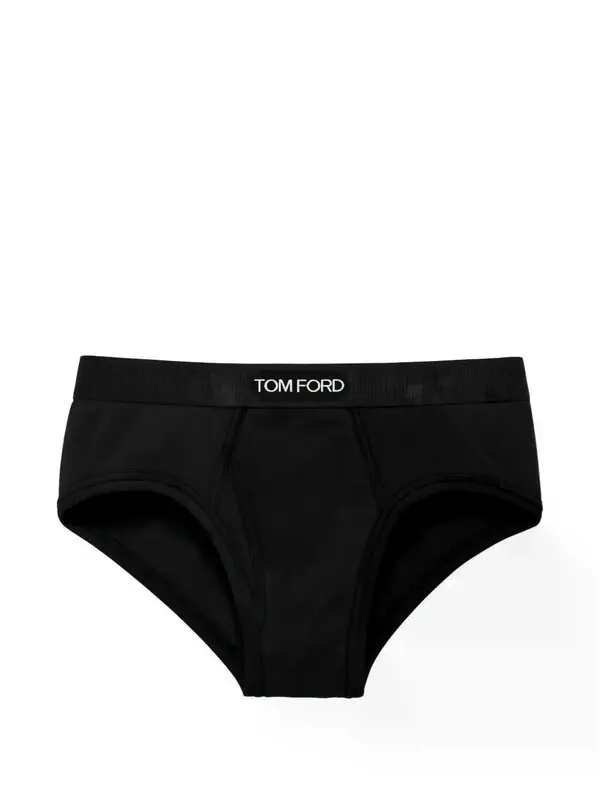 TOM FORD Logo-patch Briefs - Black