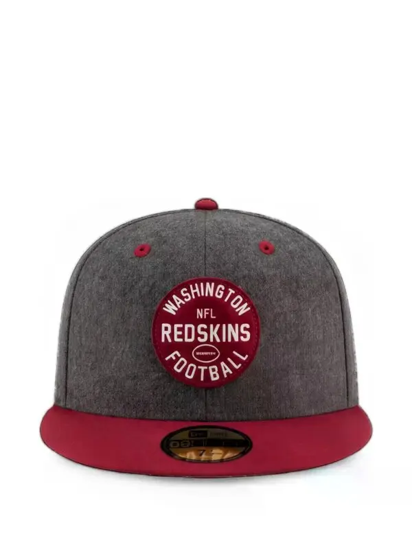 New Era 59fifty Logo Patch Cap - Grey