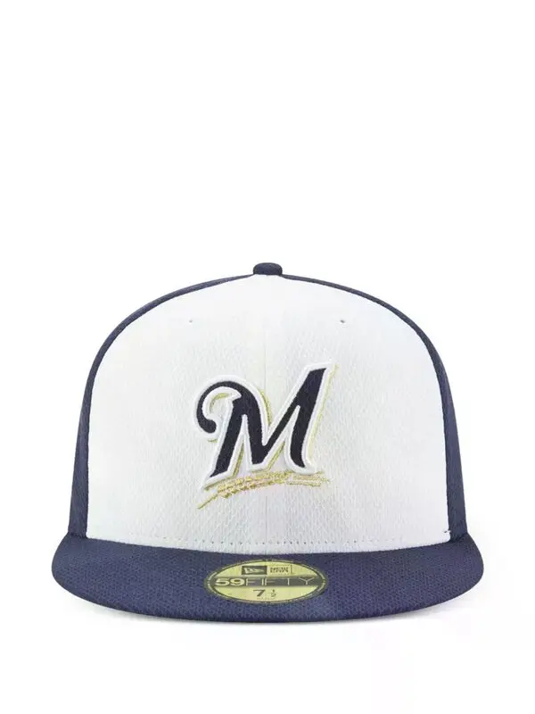 New Era 59fifty Milwaukee Brewers Diamond Era Fitted Cap - Blue