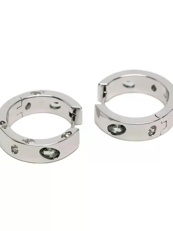 DARKAI Crystal-embellished Hoop Earrings
