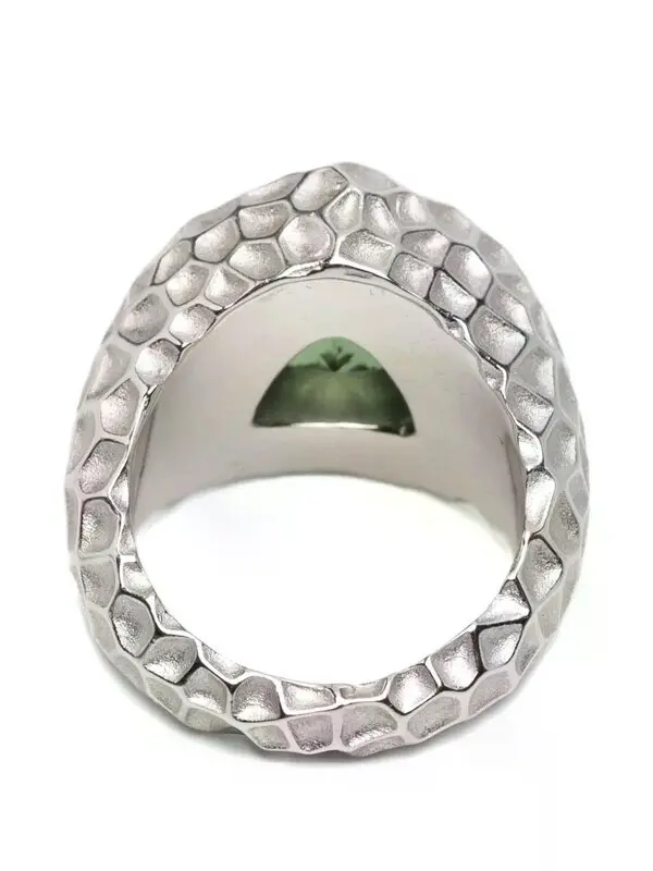 DARKAI Hammered Effect Trillion-cut Ring
