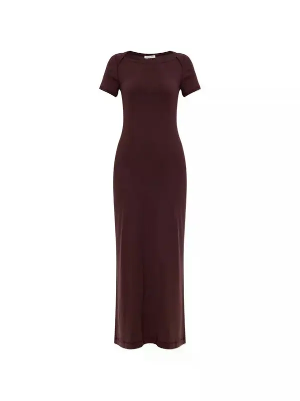 BY MALENE BIRGER Irina Ribbed Boatneck Maxi Dress