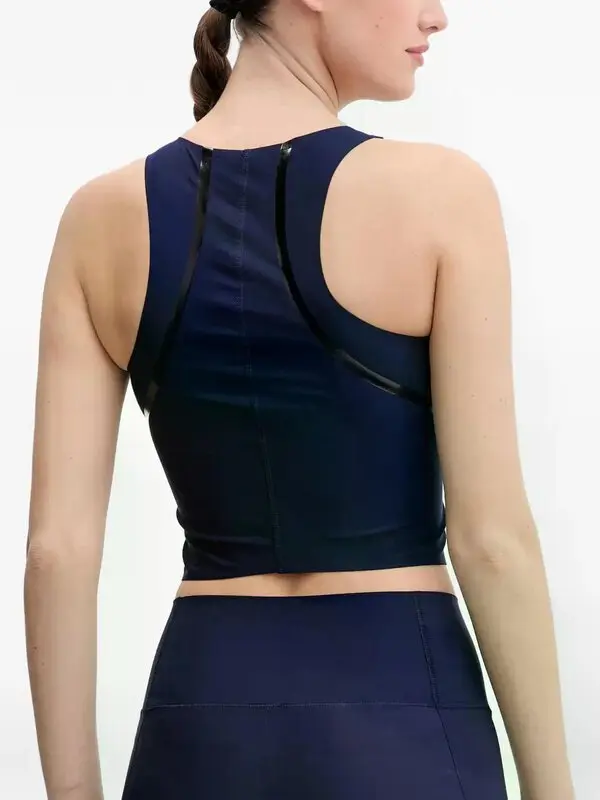CASALL Sculpture Cropped Racerback Top