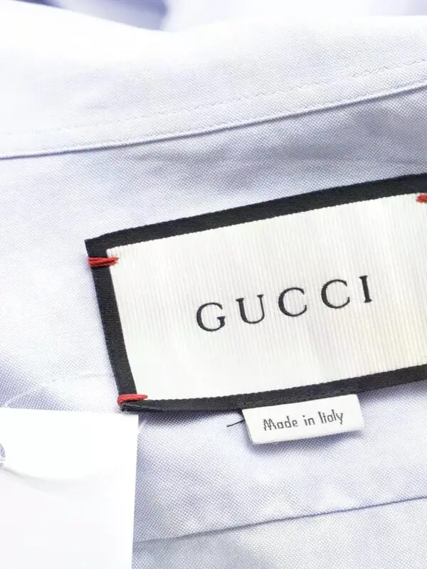 Gucci Kingsnake Embroidered Shirt
