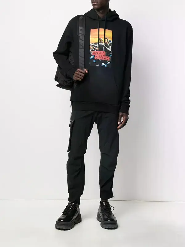 COUNTY OF MILAN Easy Rider Hoodie - Black