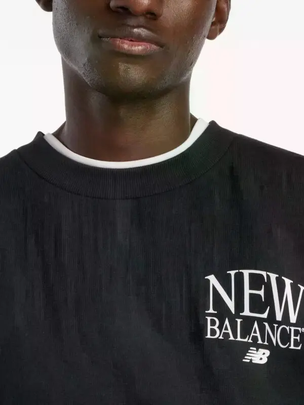 NEW BALANCE Logo Print Crewneck Sweatshirt