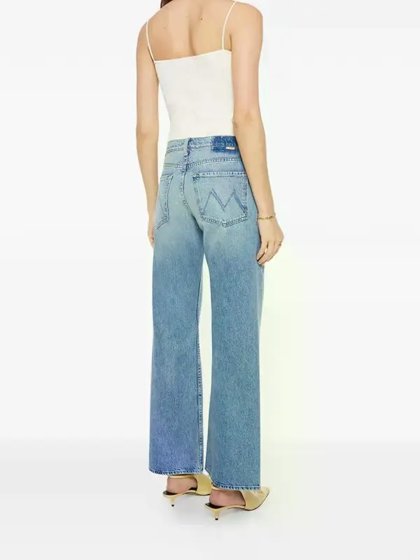 MOTHER Bookie Twist Bootcut Jeans In Faded Wash