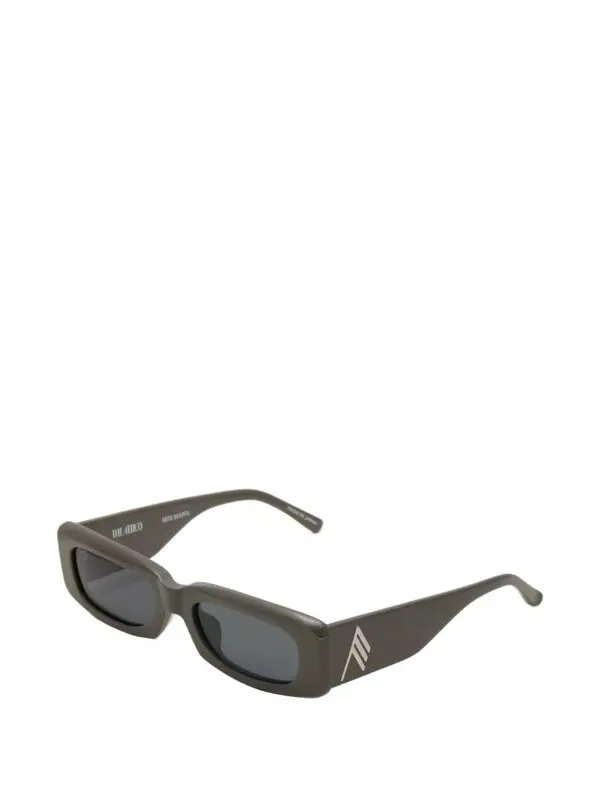 Attico X Linda Farrow Mini Marfa Rectangle-frame Sunglasses - Neutrals
