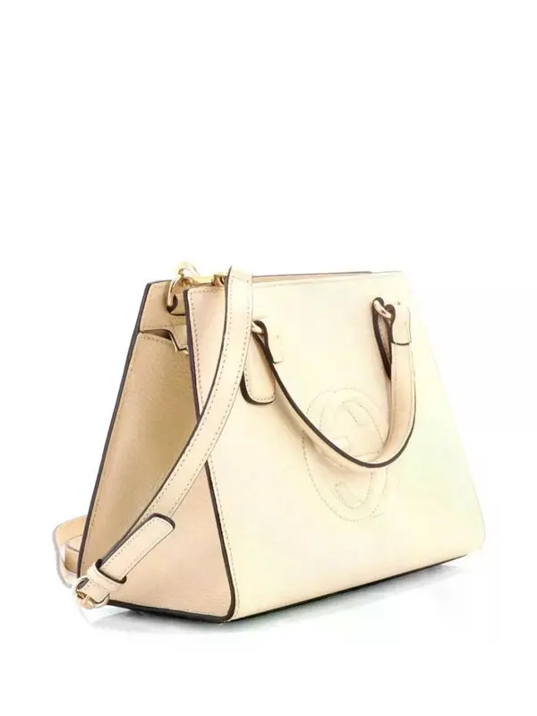 Gucci Soho Convertible Top Handle Small Satchel - Neutrals