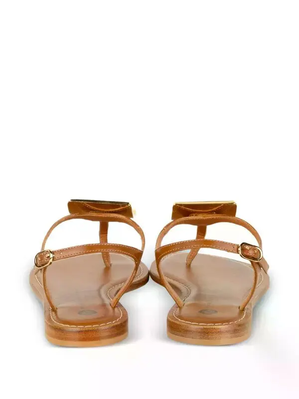 Roberto Festa Plaque Detail Flat Sandals