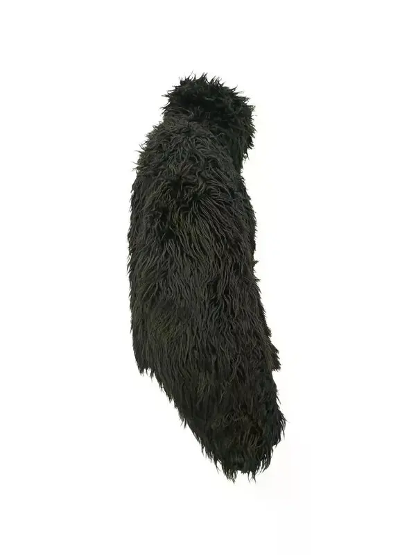 Balenciaga Cropped Faux Fur Jacket