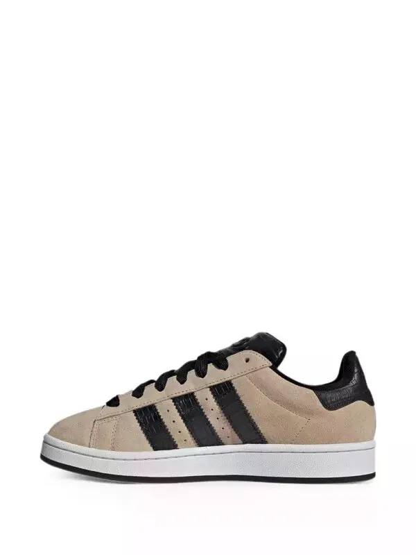 Adidas Campus 00s Crocodile-effect Sneakers - Neutrals