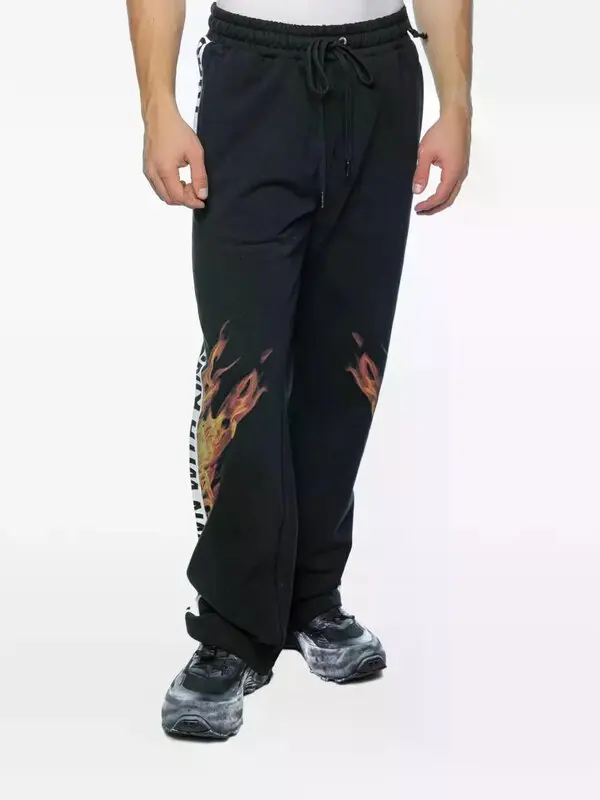 Ksubi Kings Synthesis Flame-print Track Pants