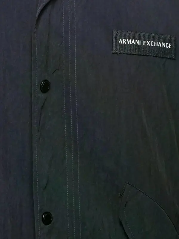 Armani Exchange Logo-patch Hooded Jacket