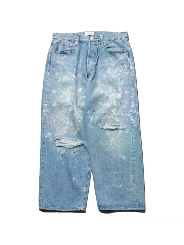 HERILL Paint-splatter Distressed Jeans