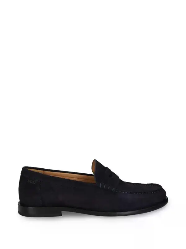BOSS Suede Penny Loafers
