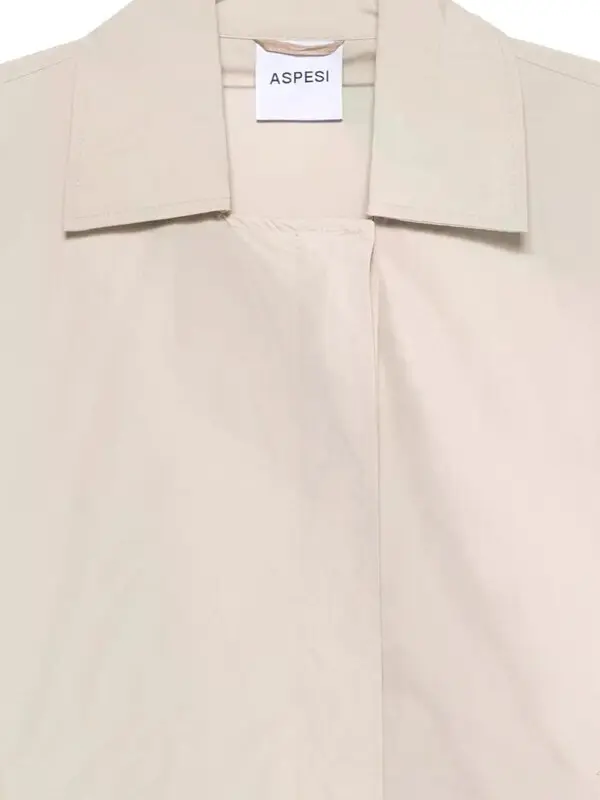 Aspesi Short Sleeve Concealed Fastening Jacket