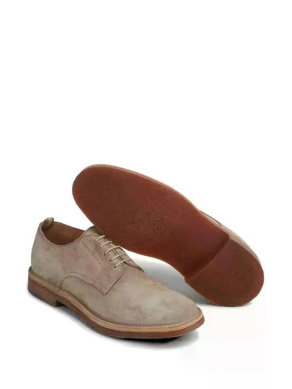 Officine Creative Hopkins Suede Derby Shoes