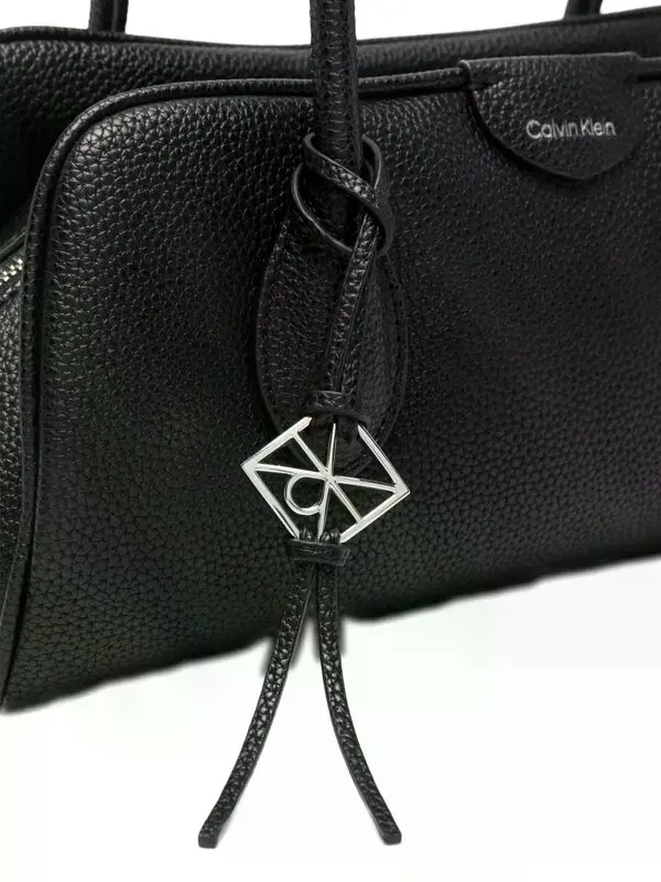 Calvin Klein Print Pebbled Tote Bag