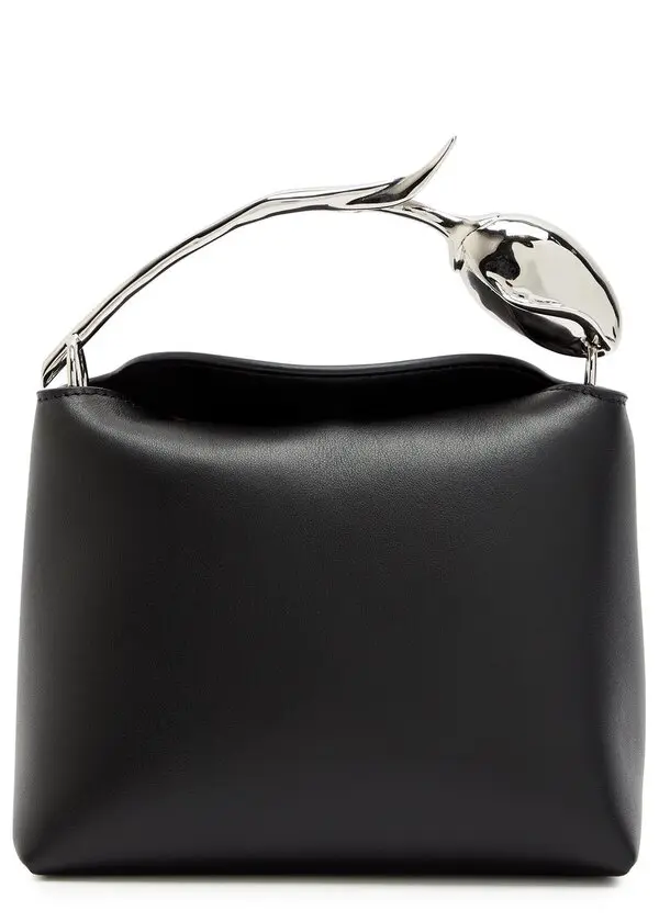 Erdem Bloom Mini Leather Top Handle Bag