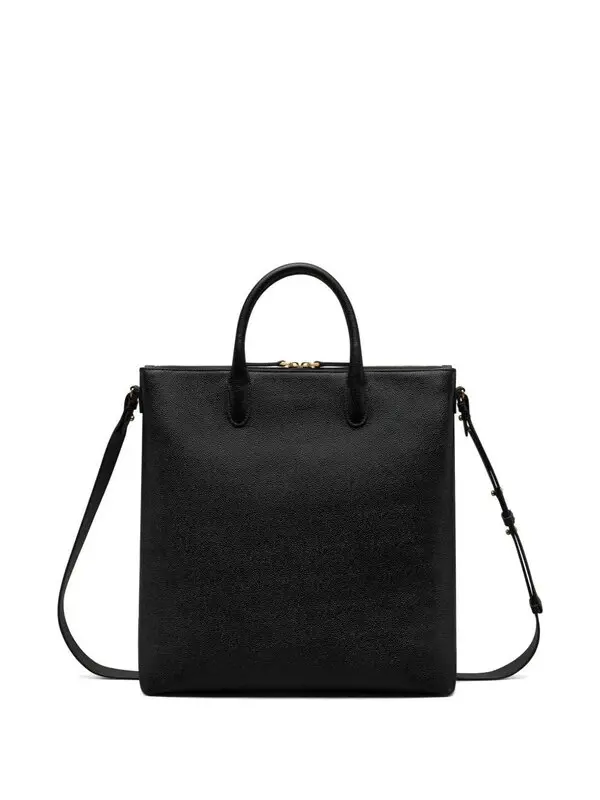 Thom Browne Pebble-grain Leather Tote Bag