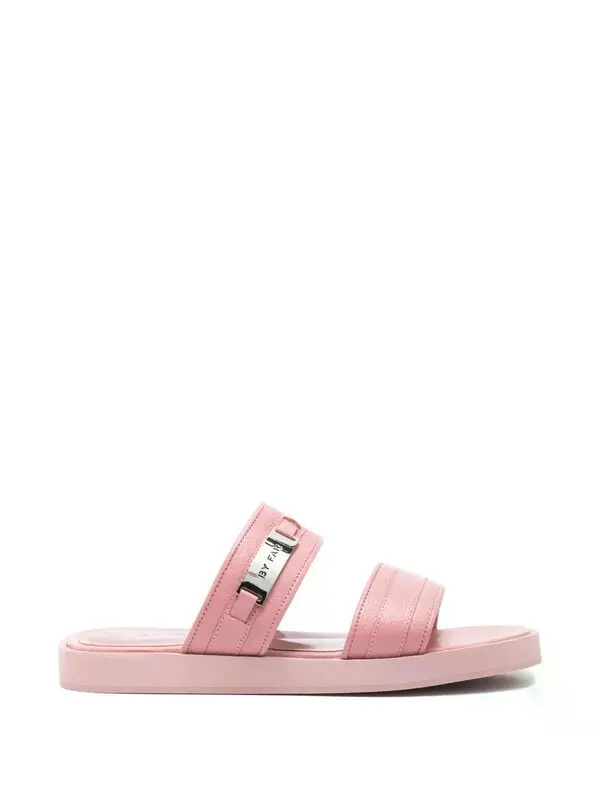 By Far Double Strap Sandals - Pink