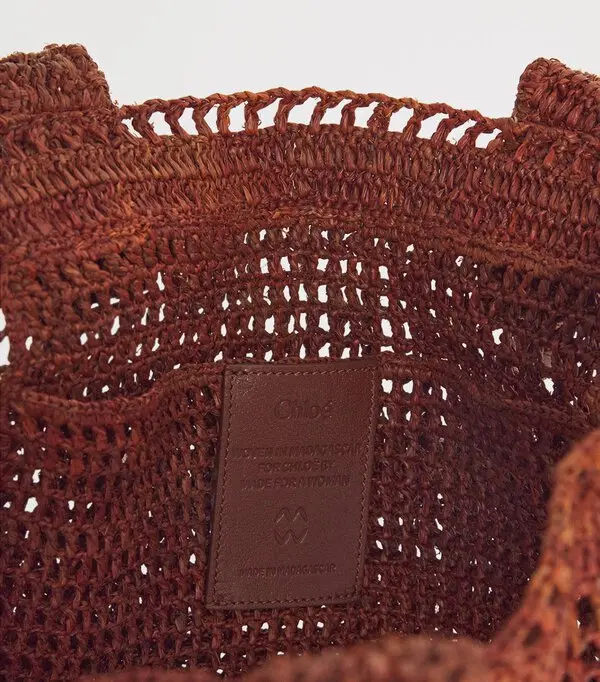 Chloé Raffia Tote Bag