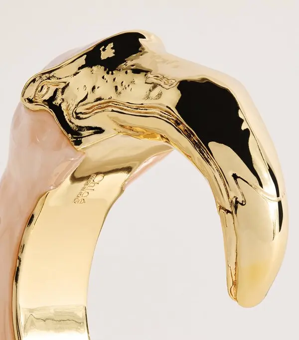 Chloé Tropicus Flamingo Cuff Bracelet