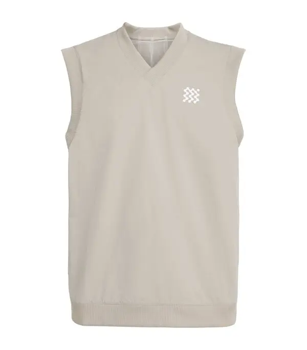 MANORS Reversible V-neck Vest - Beige