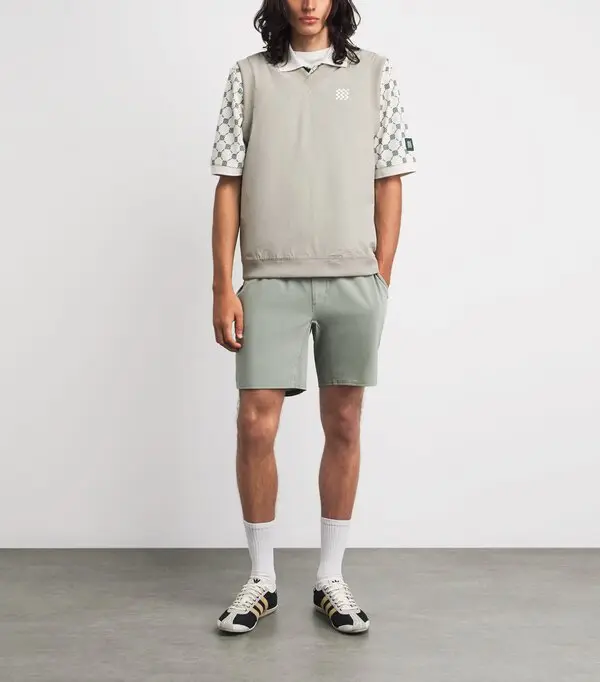 MANORS Reversible V-neck Vest - Beige