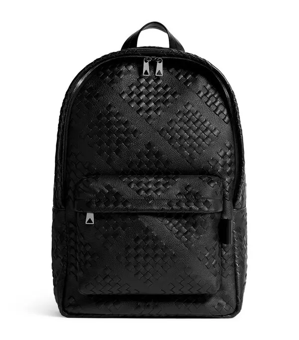 Bottega Veneta Diamond Leather Backpack